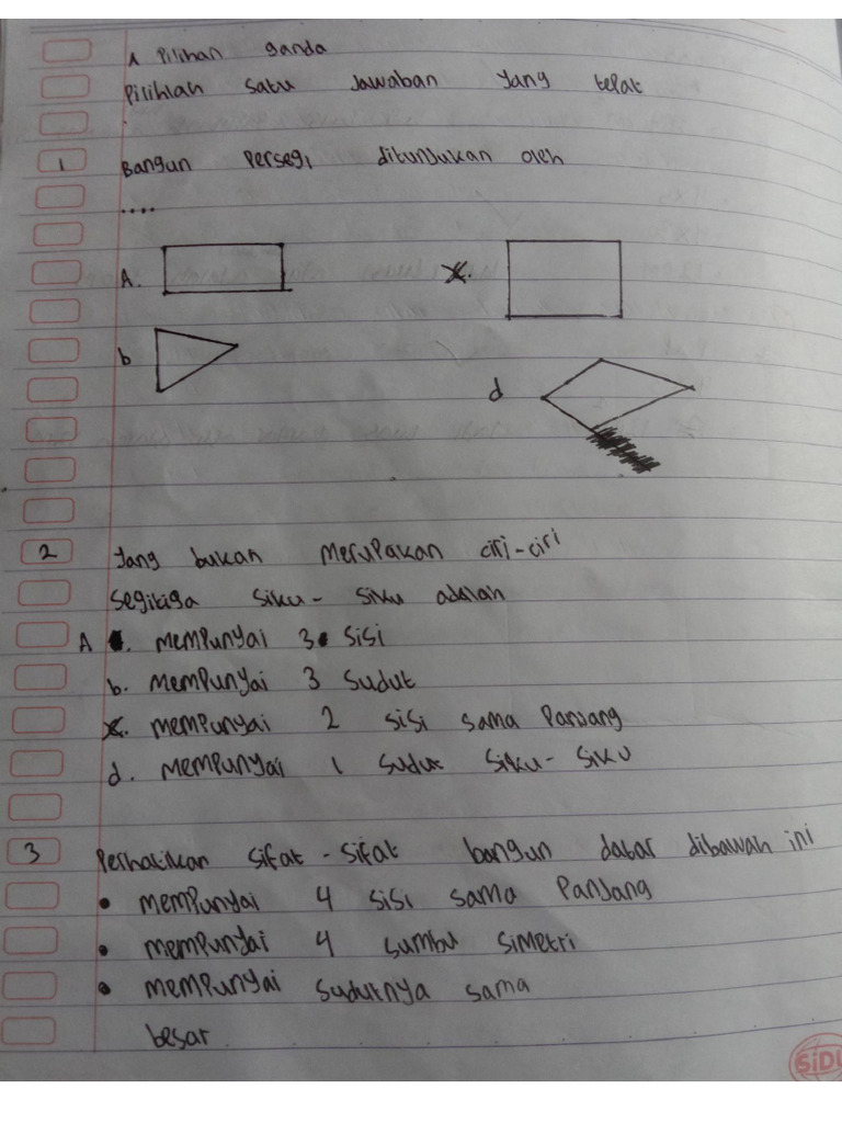Soal MTK Kls 4 | PDF