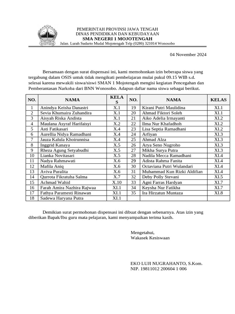 Tugas Ms Word Tabel | PDF