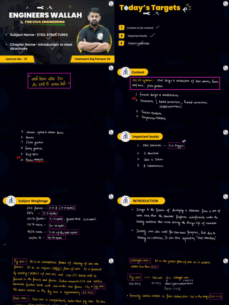 Steel Structure Intro | PDF