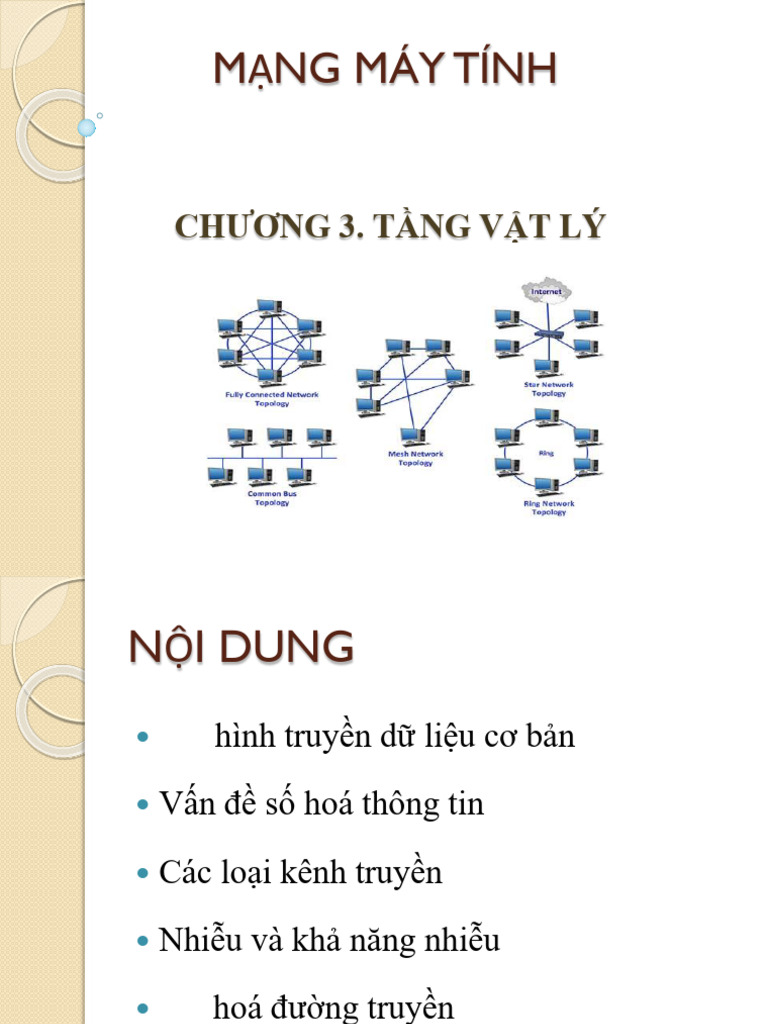 3-Chuong 3 - Physical Layer | PDF 3-Chuong 3 - Physical Layer | PDF