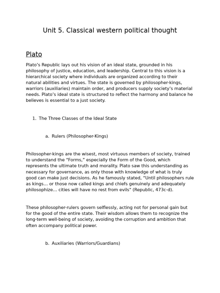 Classical Western Political Thought | PDF | The Prince | Niccolò ...