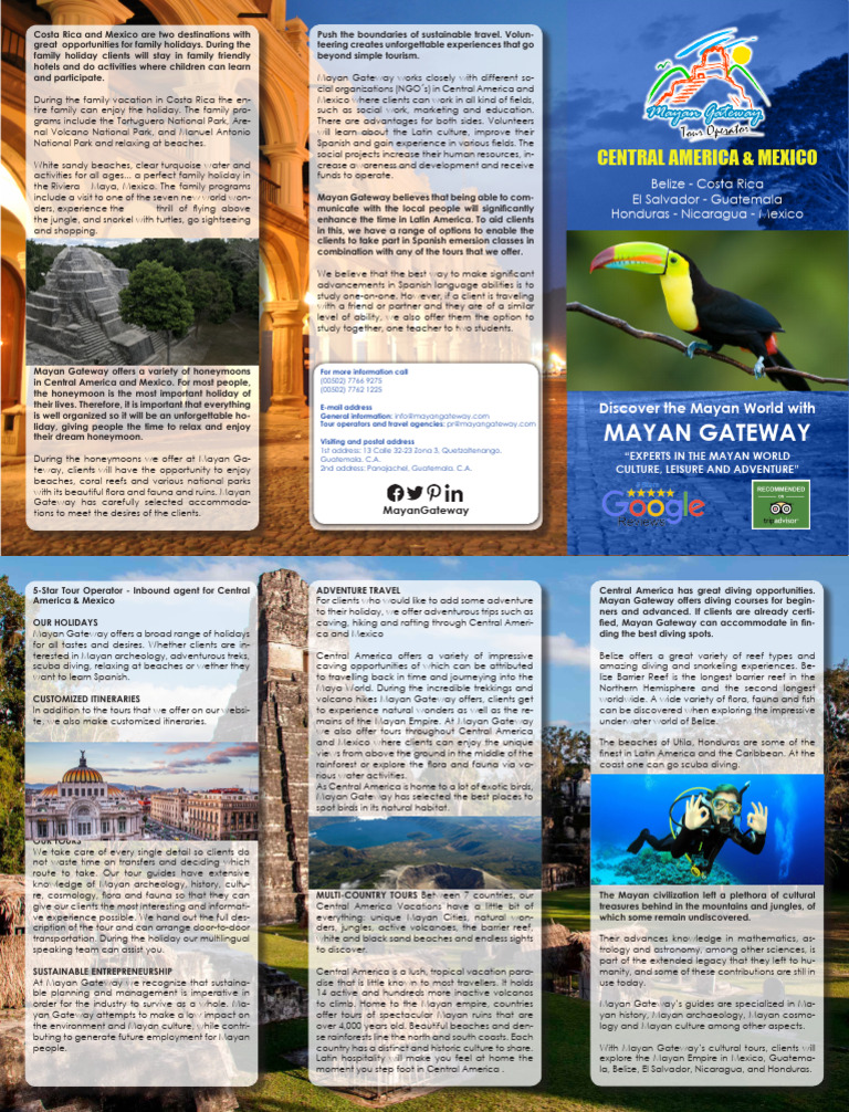 Explore the Mayan Gateway Experience | PDF | Central America