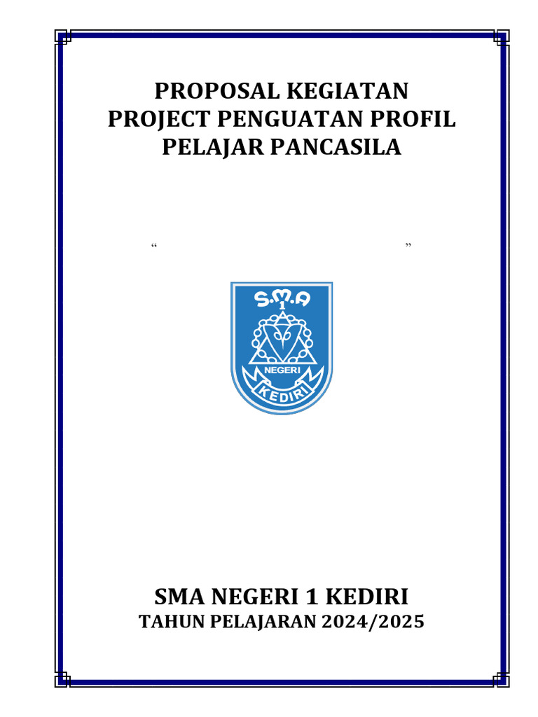 Proposal Dan Makalah p5 Klompok 9 | PDF | Kajian Bahasa Asing