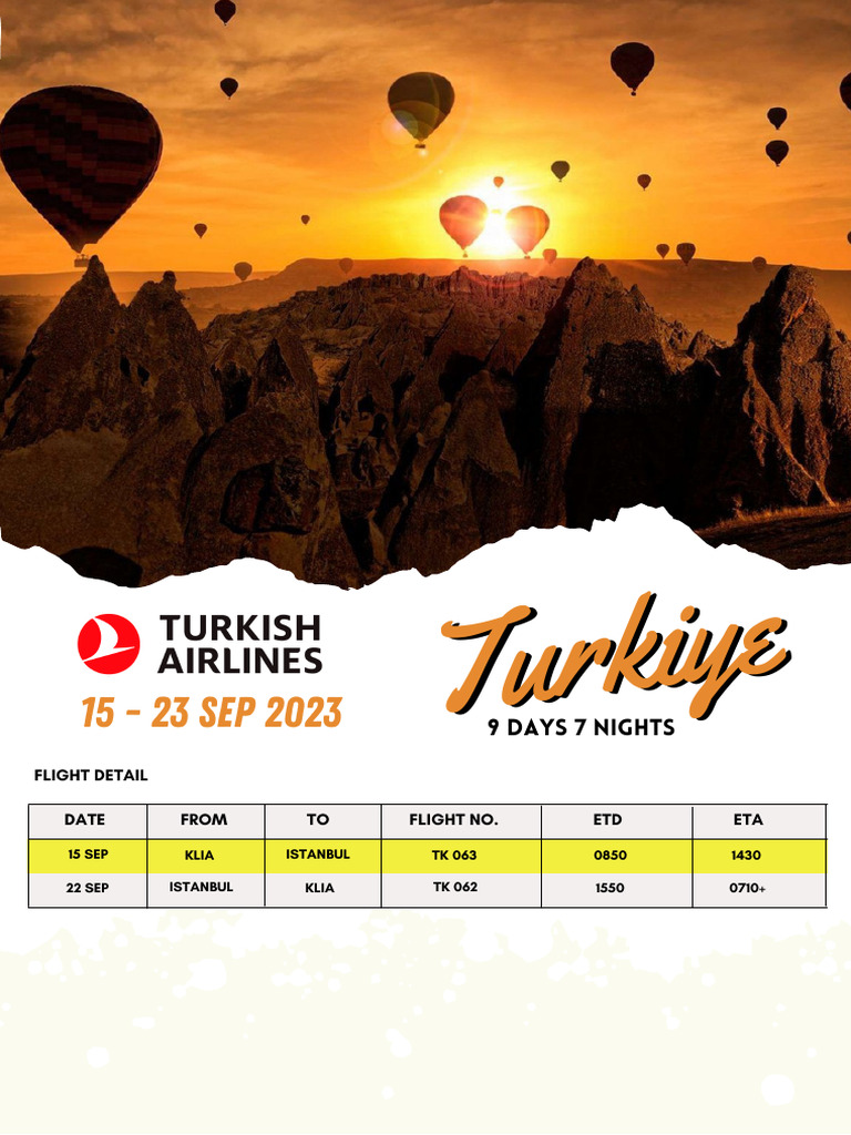 Final Turkey TK 15 Sep | PDF | Istanbul