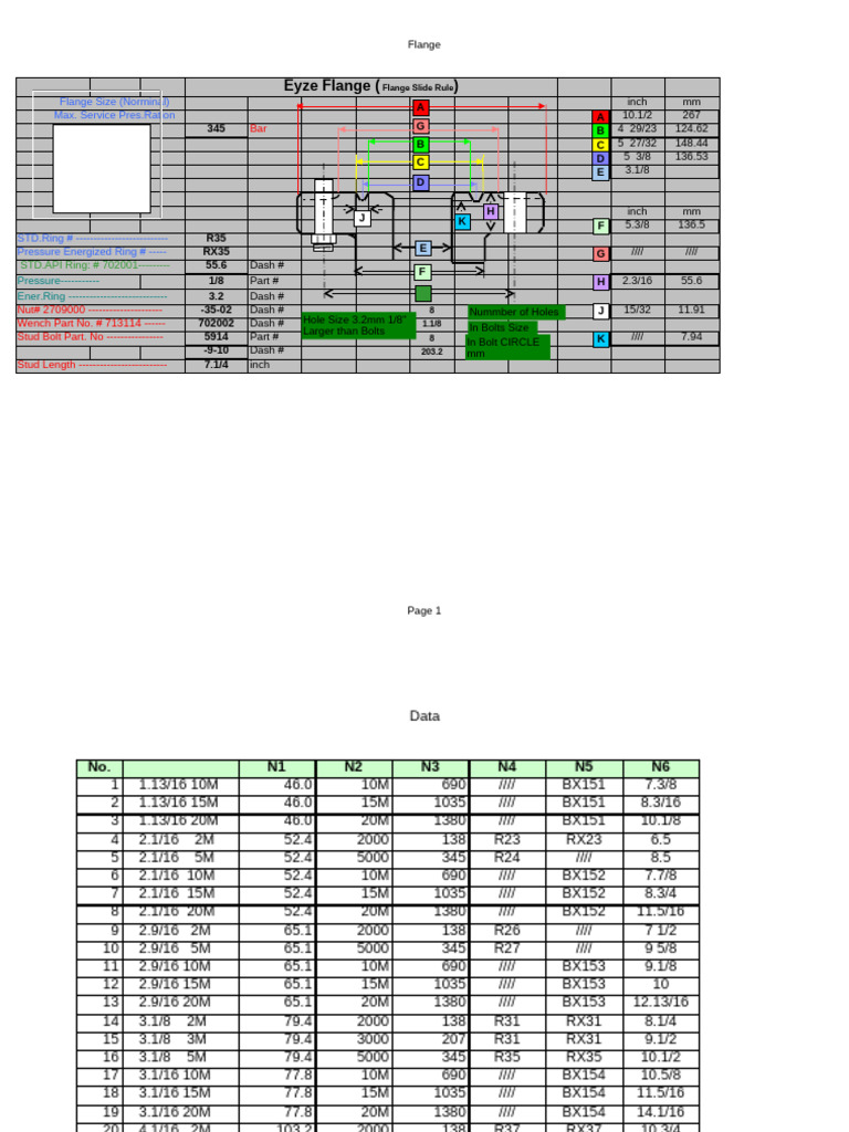 Flange Slide Rule | PDF | Computers