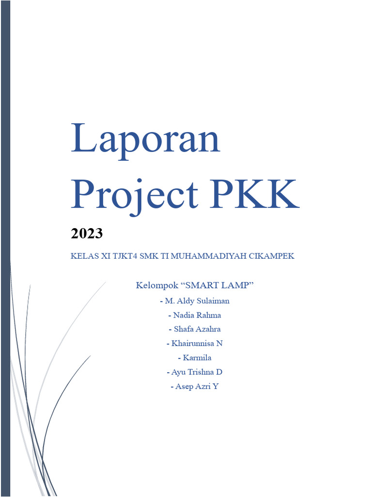 Laporan Project PKK 2023-2024 | PDF
