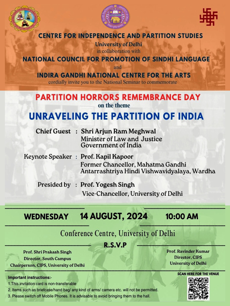 E-Invite For 14th August Program | PDF
