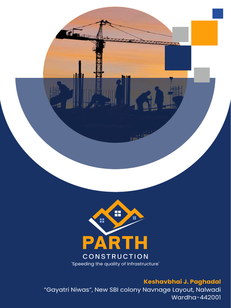 Parth Construction: Govt & Private Projects | PDF | Engineering | Concrete