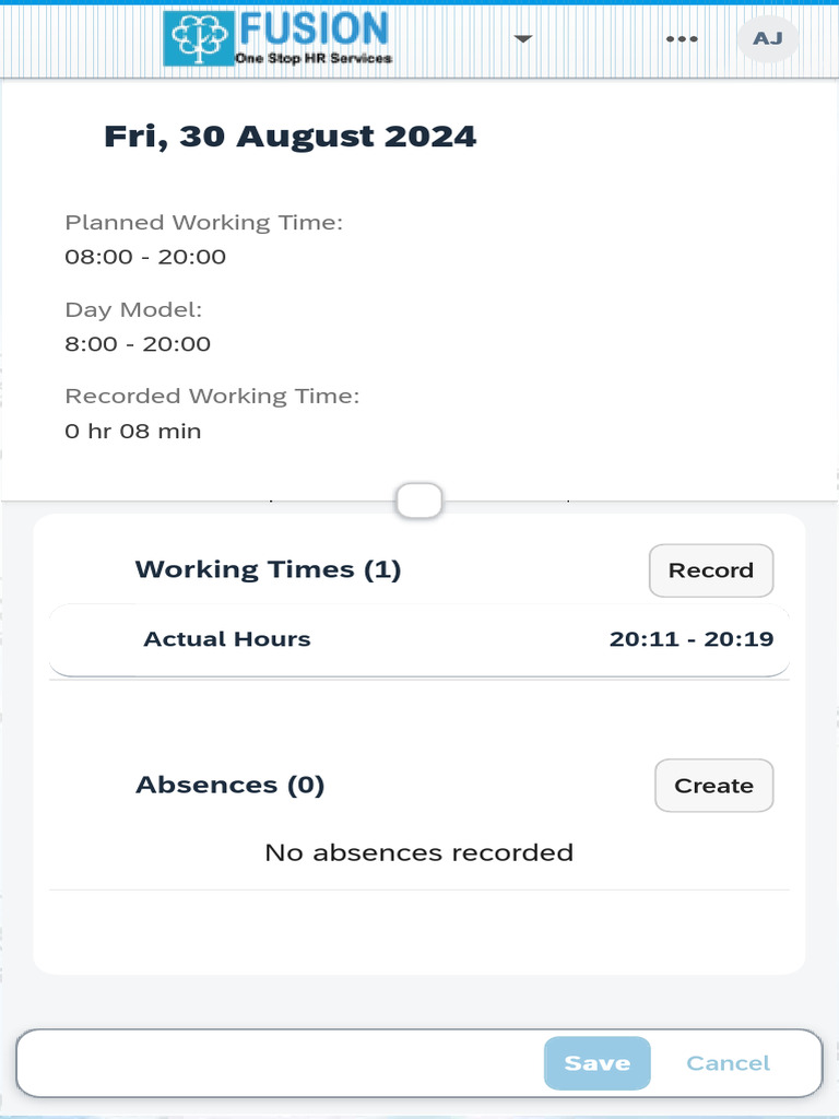 SuccessFactors Time Sheet | PDF