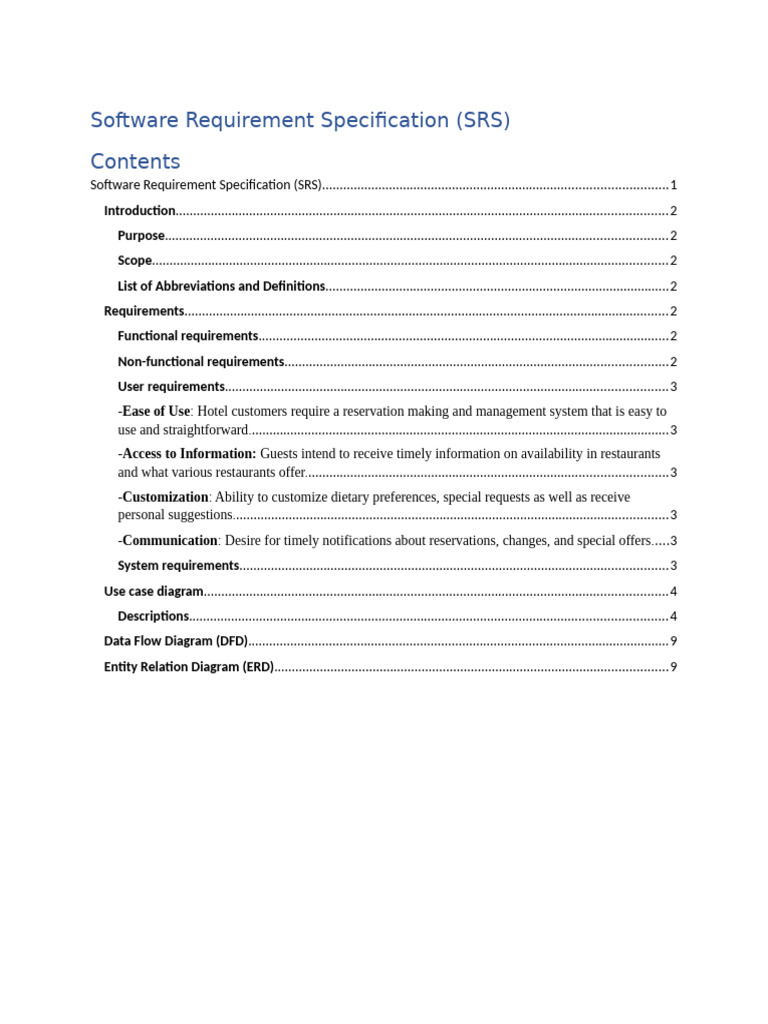 Software Requirements Specification (SRS) Document | PDF | Mobile App | Ios