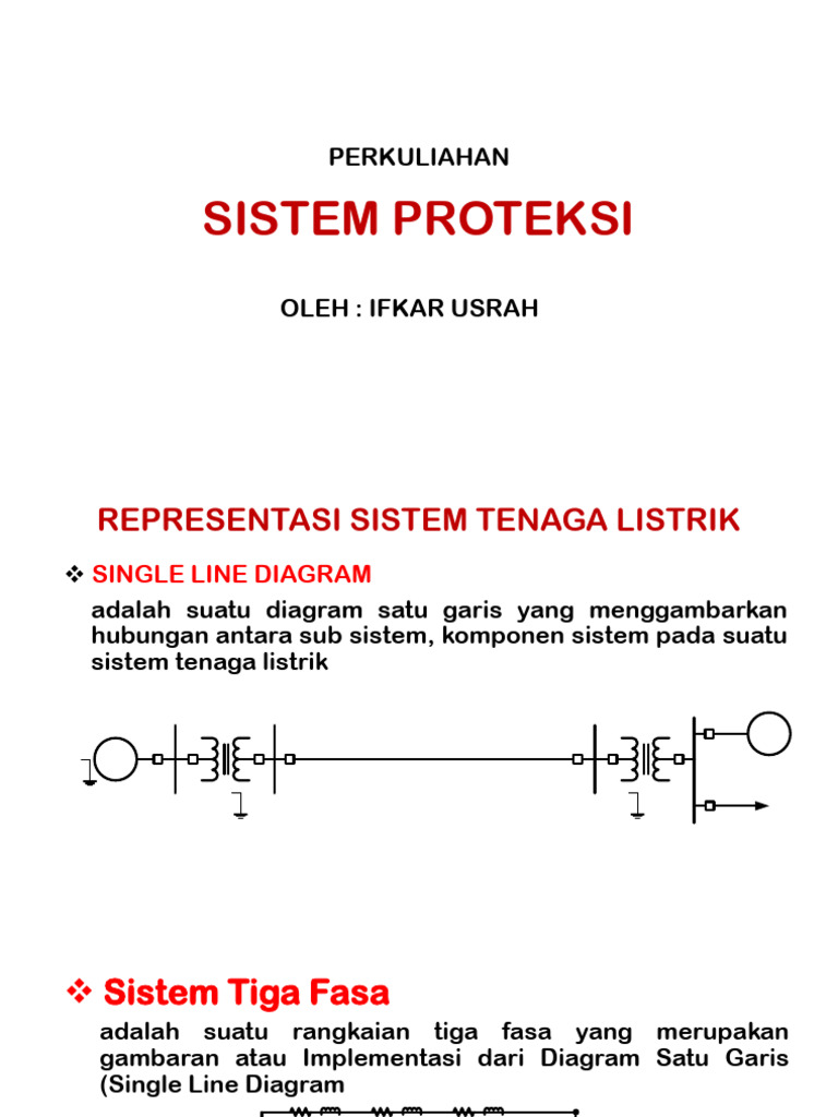 Representasi Sistem Tenaga Listrik | PDF