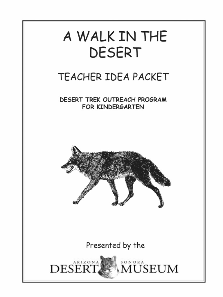 A Walk in The Desert | PDF