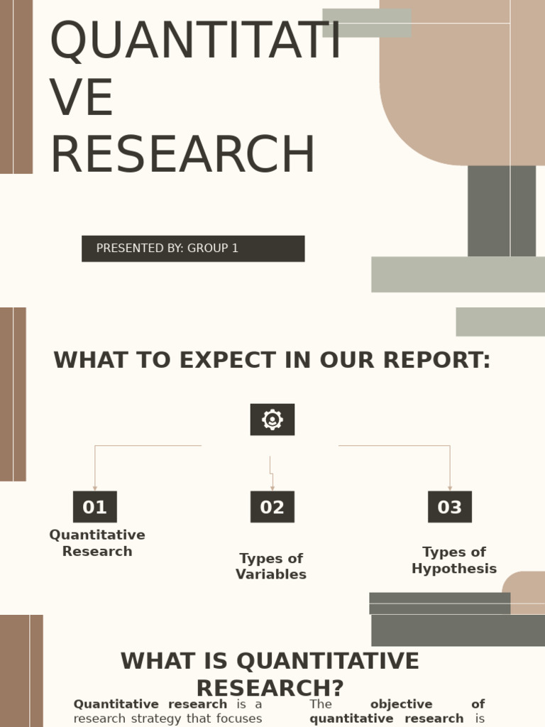 G1 PC 212 Report 1 | PDF | Quantitative Research | Hypothesis