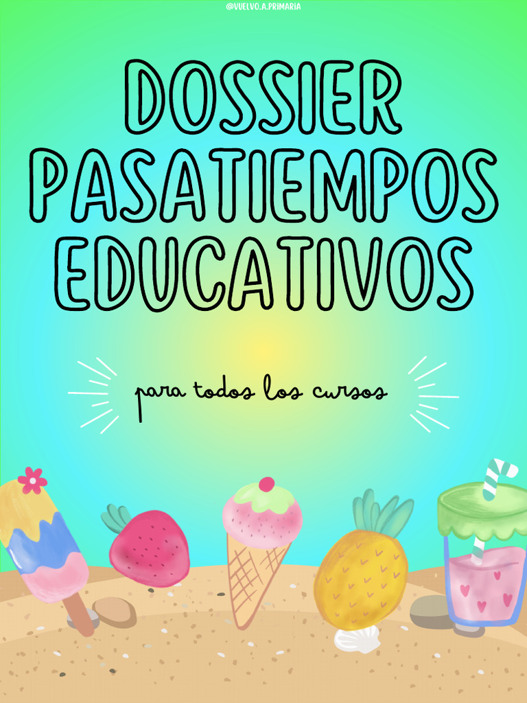 Pasatiempos Educativos para Primaria | PDF | Lingüística