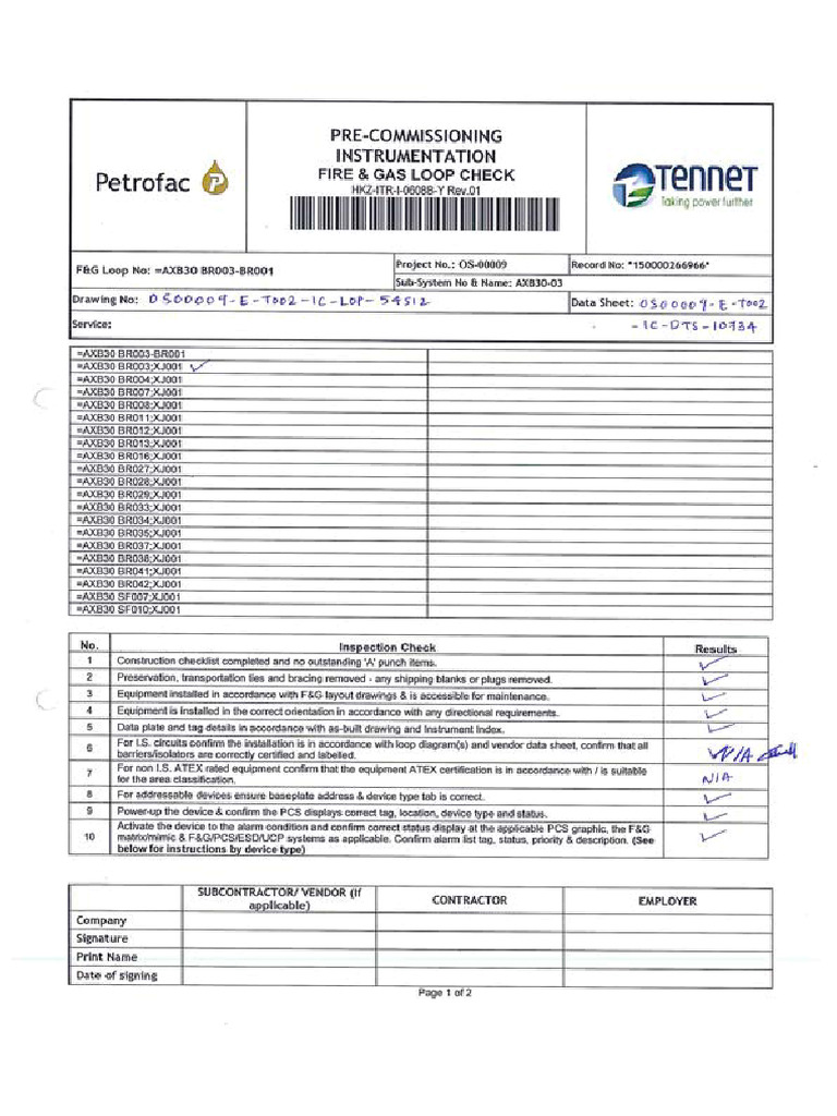 AXB30 BR003-BR001-HKZ-ITR-I-0608B-Y Rev1 - V1 | PDF