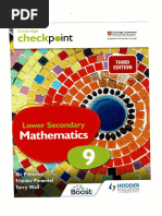 Cambridge Lower Secondary Maths Stage 9 Student's Book (2ed) (Collins) | PDF