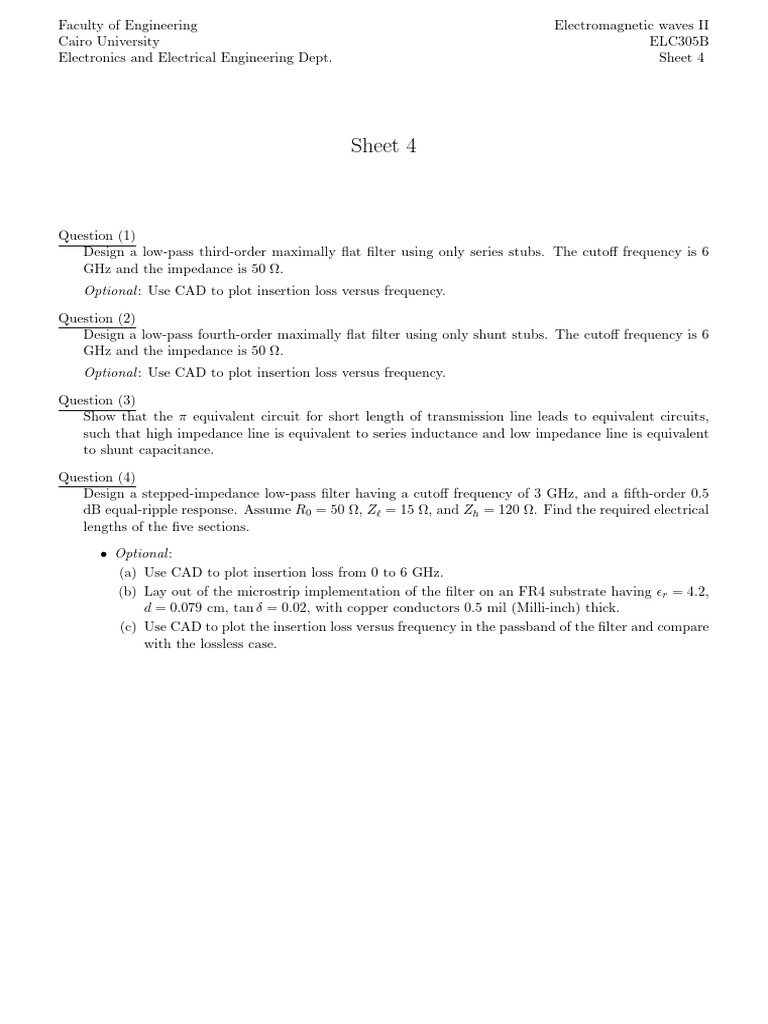Sheet 5 Pdf Science And Mathematics 