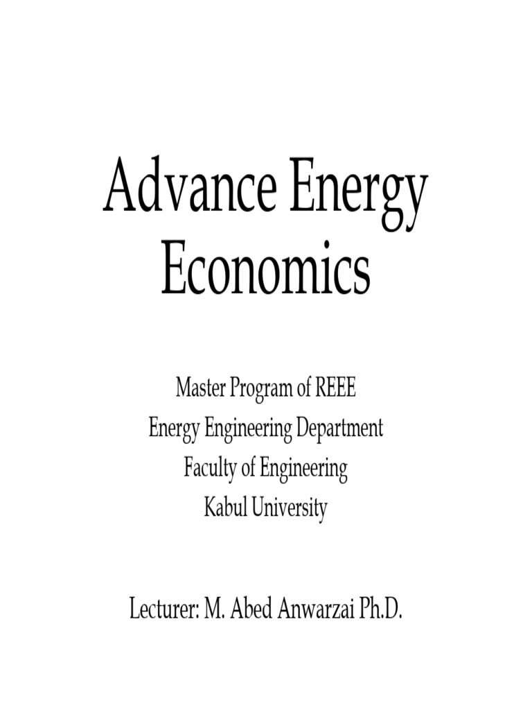 3 - Analysis of Energy Demand | PDF | Purchasing Power Parity | Economics