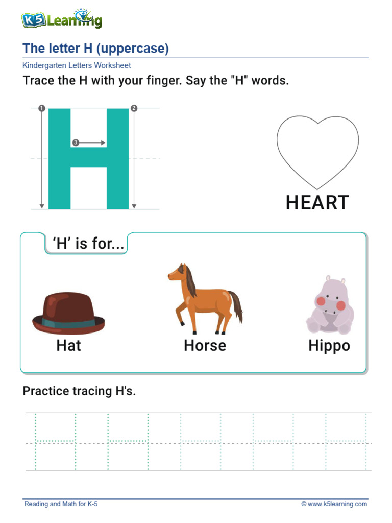 Uppercase Letter H | PDF