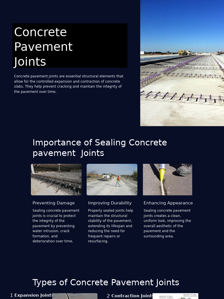 Concrete Pavement Joints | PDF | Road Surface | Concrete