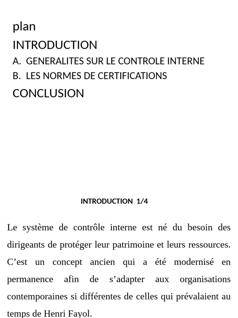 Audit Operationnel 1 | PDF | Contrôle interne | Business