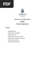 Ratio Sharing The Total Textbook Exercises Answers | PDF