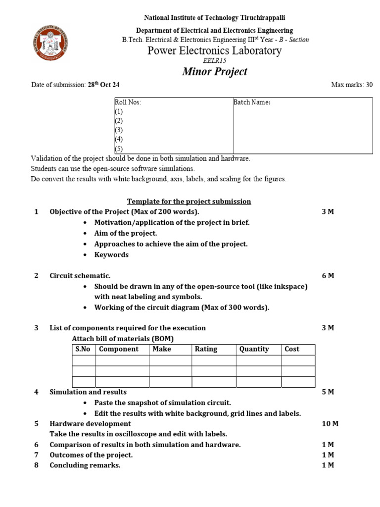 Project_template | PDF | Computer Engineering | Electronics