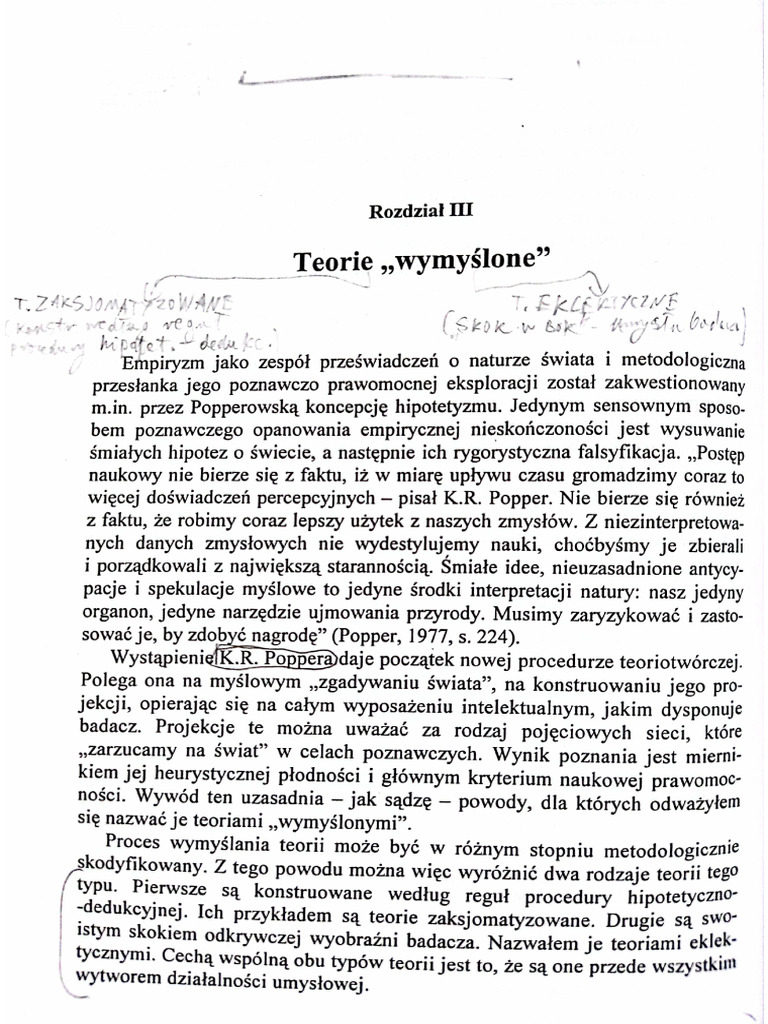 M. Malewski - Teorie Andragogiczne. Metodologia (... ) ROZDZIAŁ III | PDF