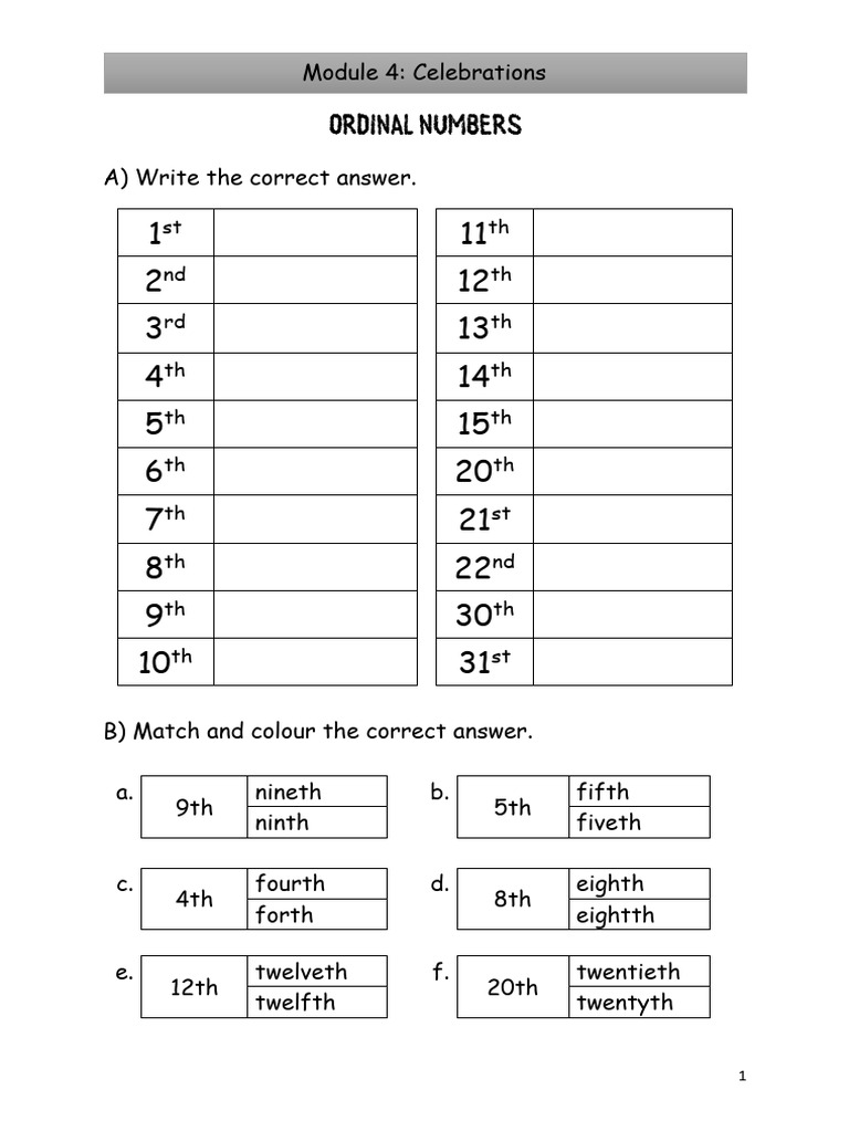 Year 4 CEFR L34 Worksheet | PDF