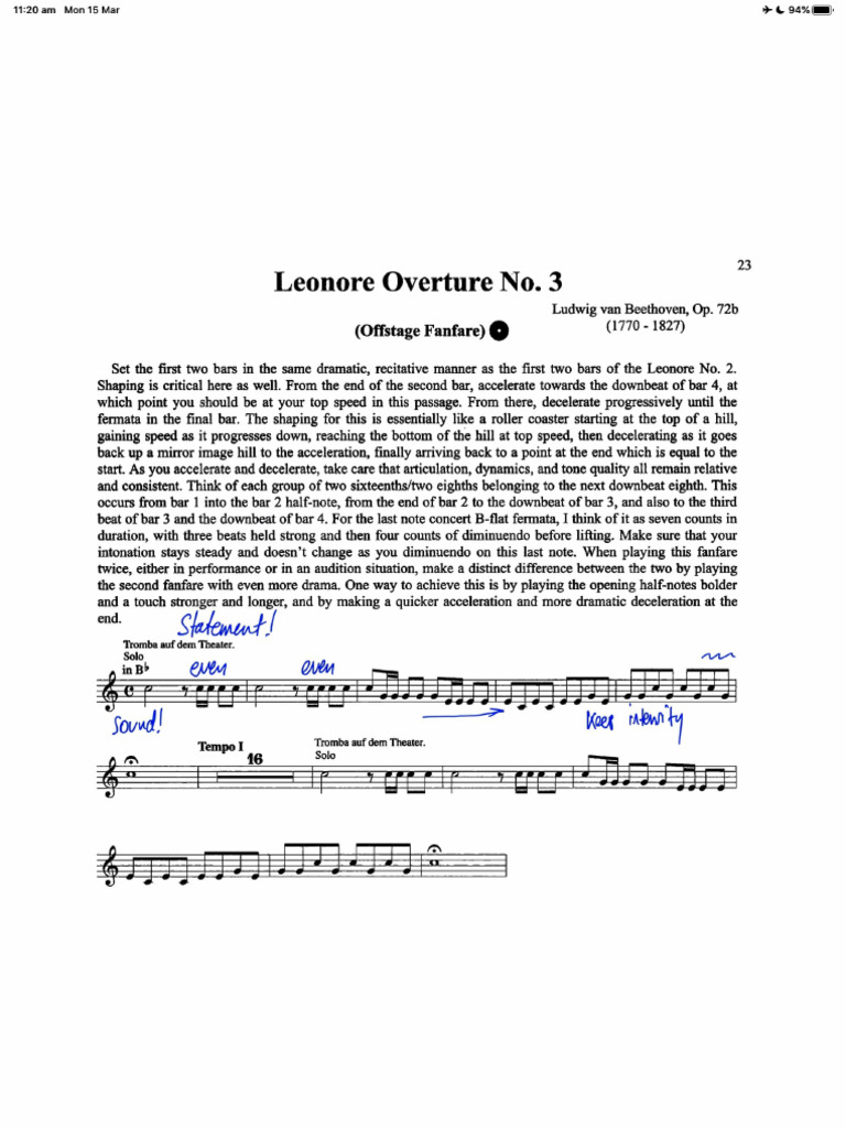trumpet class excerpts | PDF | Musical Forms | Elements Of Music