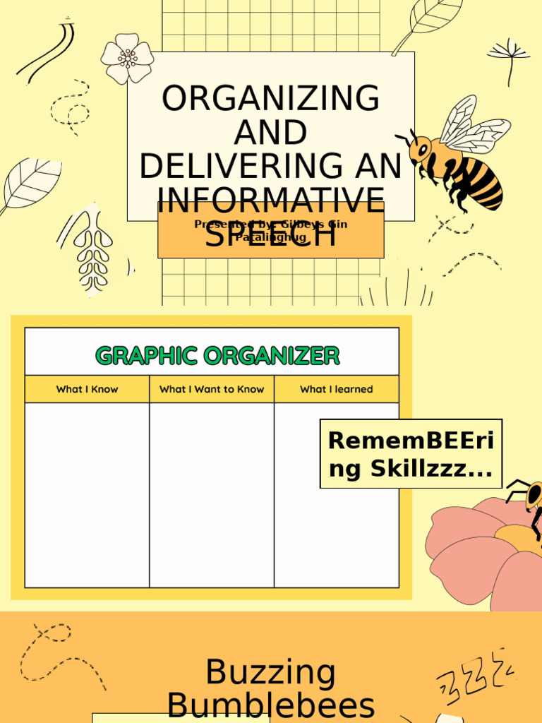 Informative Speech Guide | PDF | Space | Concept