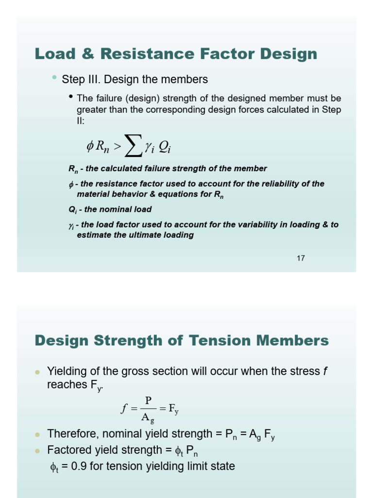 16 Tension Member Example 1 | PDF | Strength Of Materials | Fracture