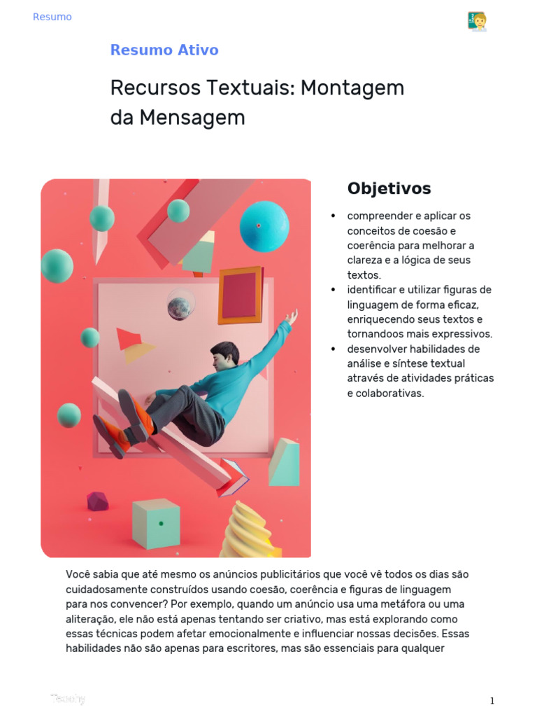 Recursos Textuais | PDF | Abstract (resumo) | Publicidade