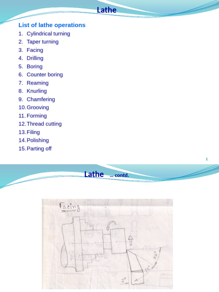 Lathe | PDF