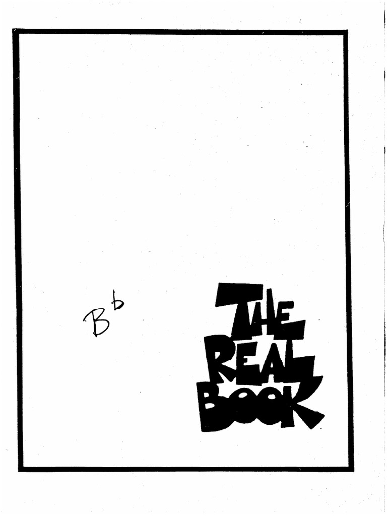 The BB Real Book 1 | PDF