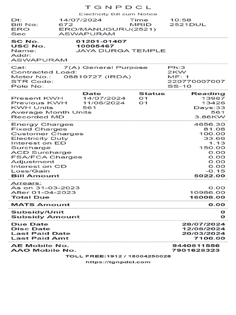 Bill | PDF