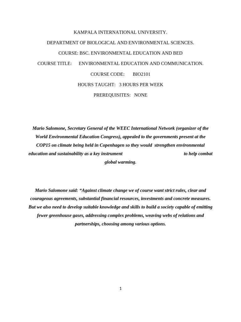 Bsc. Educ Lecture Notes | PDF | Atmosphere | Atmosphere Of Earth