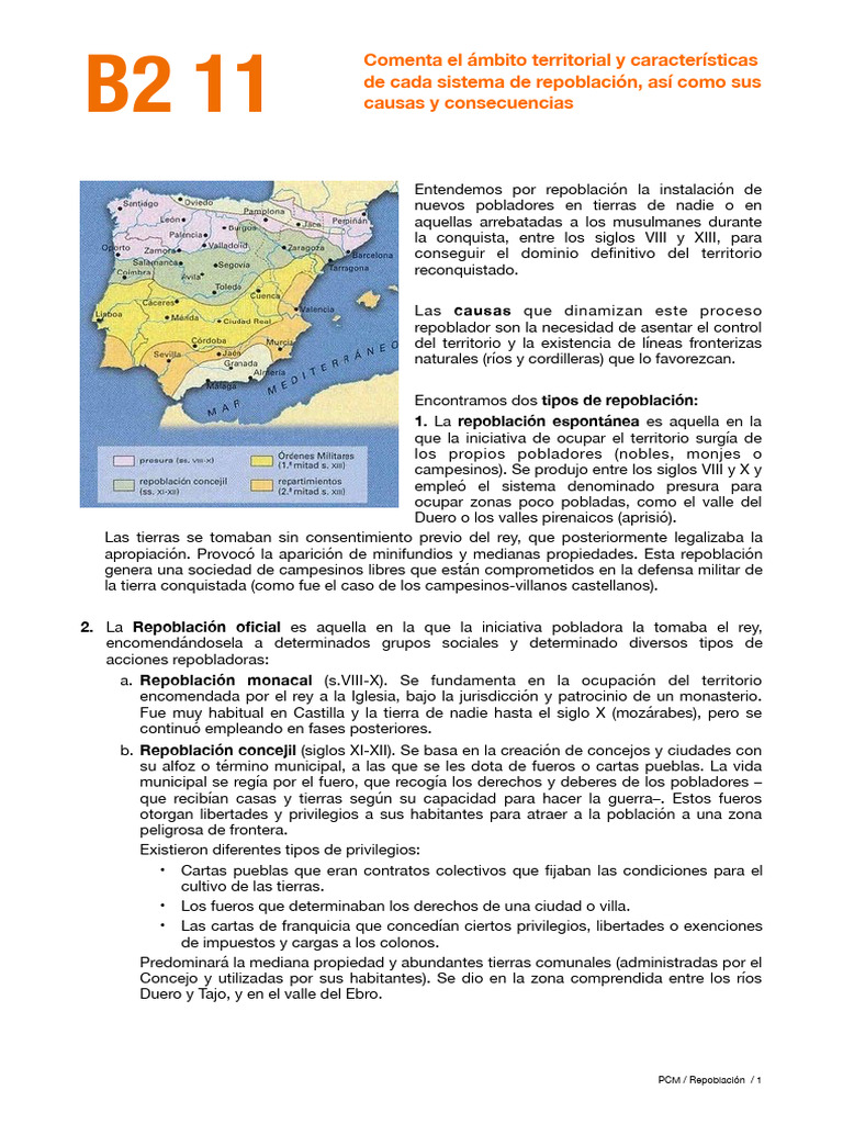 B2 11 Sistemas de Repoblación | PDF | Historia