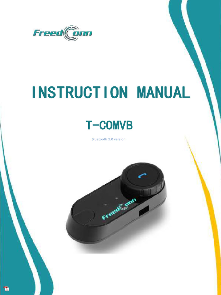 Manual de Instrução-Fredconn Tcom-Vb | PDF | Bluetooth | Telephone