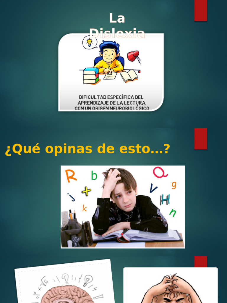 Detección y Síntomas de la Dislexia Infantil | PDF | Dislexia ...