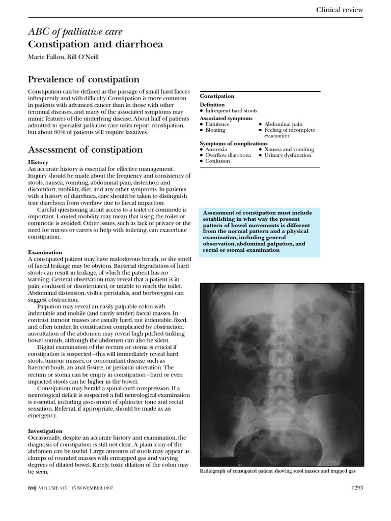 Constipation and Diarrhoea | PDF | Constipation | Rectum