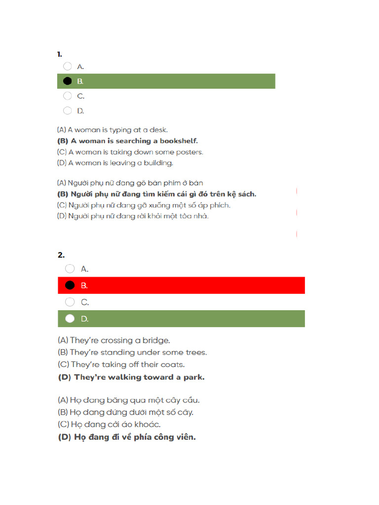 Part 2 - Demo Test 1 | PDF