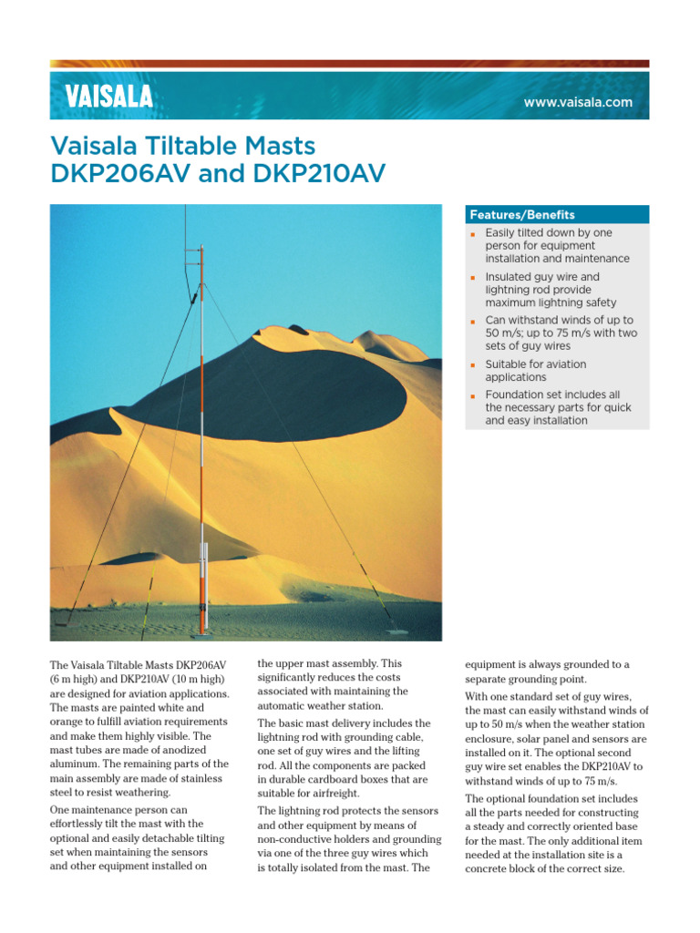 1.4.8 Tiltable Mast | PDF | Wire | Manufactured Goods