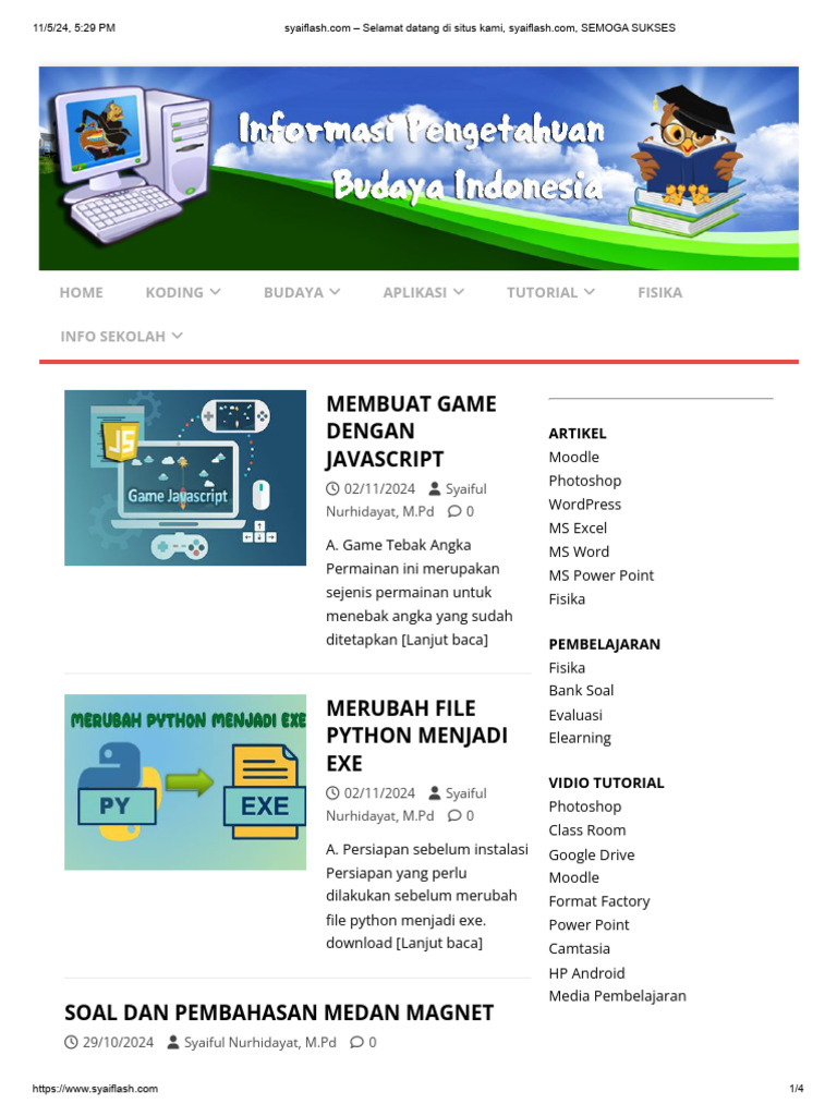 Membuat Game Dengan Javascript | PDF