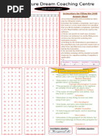 100 Questions OMR Sheet (1) | PDF | Office Equipment | Optical ...