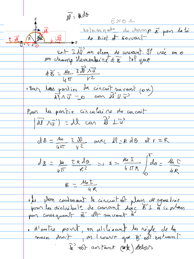 TD Magnetostatique 4 - Annotated | PDF
