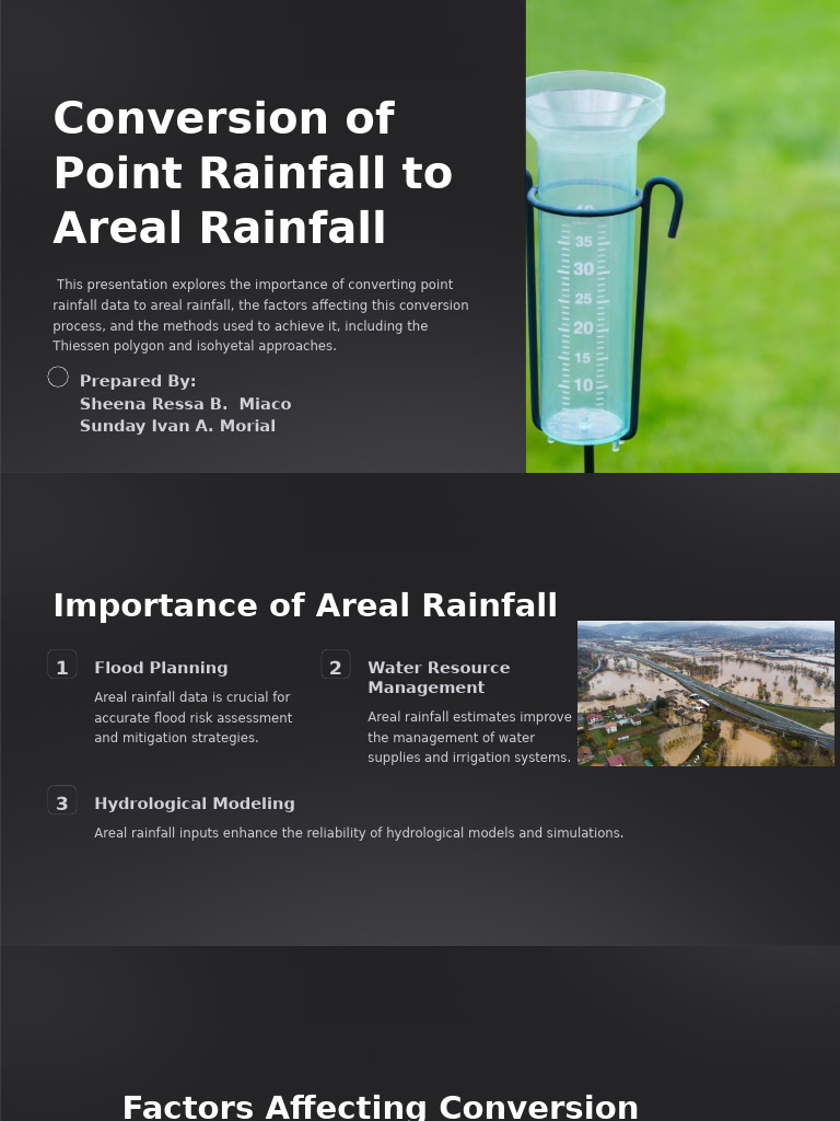 Point to Areal Rainfall Conversion | PDF | Rain | Flood