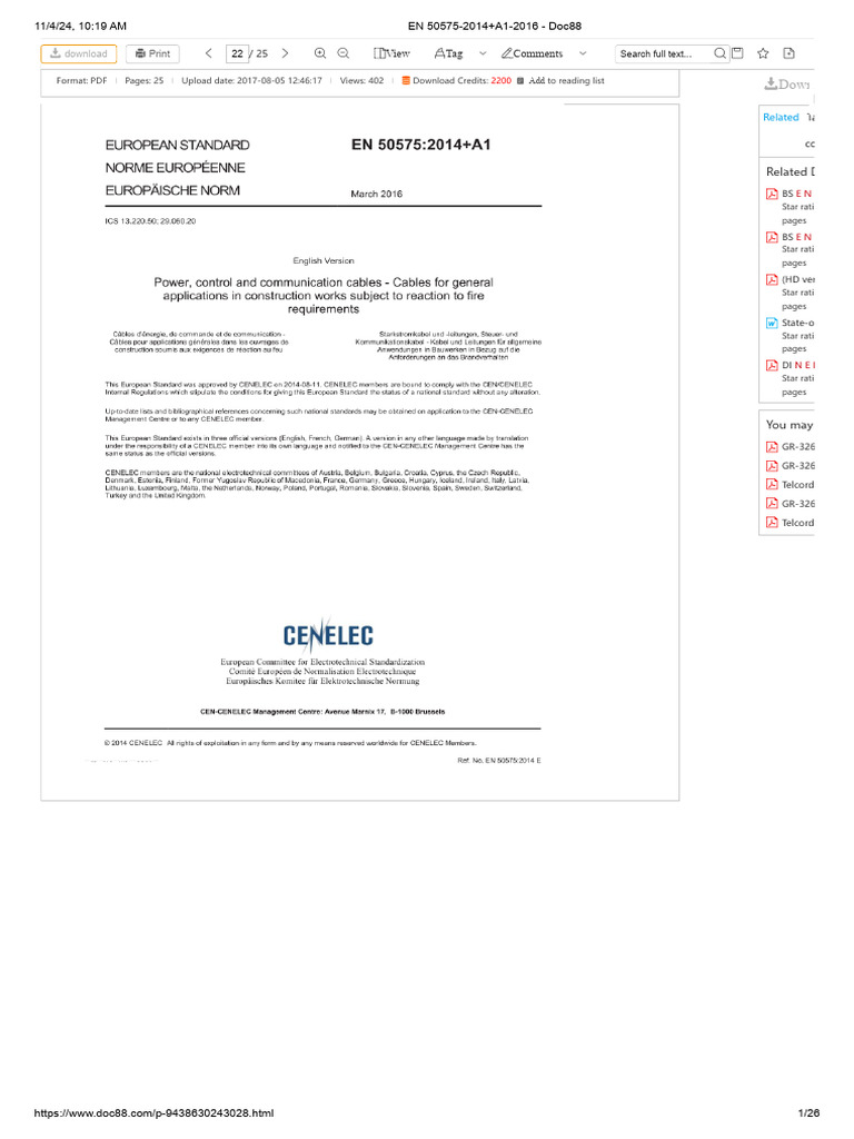 En 50575-2014+a1-2016 | PDF