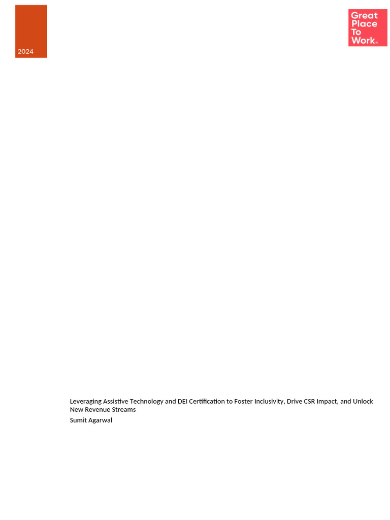 Assistive Technology Report | PDF | Corporate Social Responsibility ...