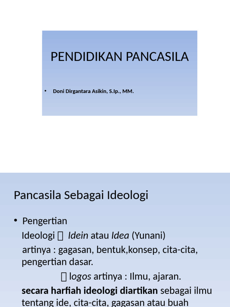 Pancasila5 Kedudu&Fung Panc | PDF | Ilmu Sosial | Agama & Spiritualitas